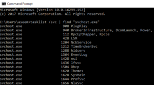 View the List of Services Hosted by the svchost.exe Process in Windows