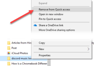 Exclude Files and Folders in Windows 10’s Quick Access