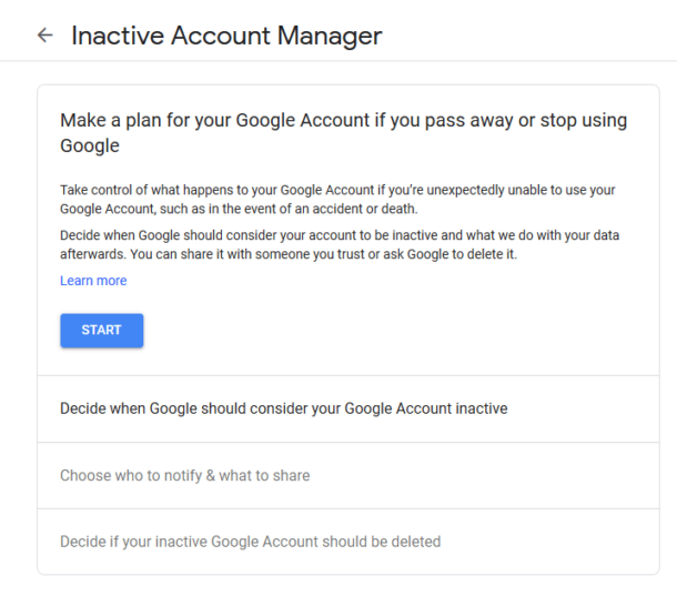 How To Activate Google Inactive Account Manager