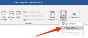 View Word Documents in Full-Screen Mode