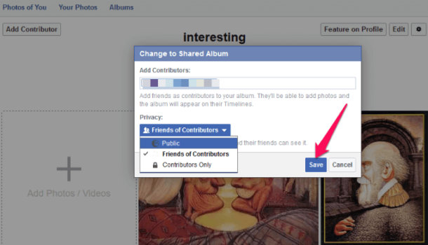 Move Photos to a Different Album in Facebook