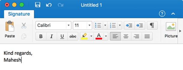 How To Add a Signature In Outlook
