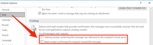 How To Set Up Read Receipts In Outlook