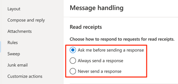 How To Set Up Read Receipts In Outlook