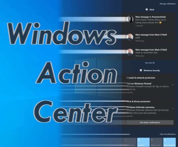 What Is Windows Action Center?