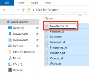 How To Batch Rename Files In Windows 10