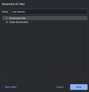 How To Save Tabs In The Chrome Browser