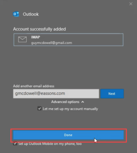 How To Set Up Gmail IMAP Settings In Outlook
