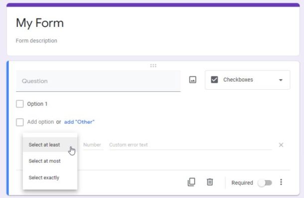How to Set Up Response Validation in Google Forms