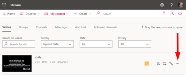 How to Trim a Video with Microsoft Stream