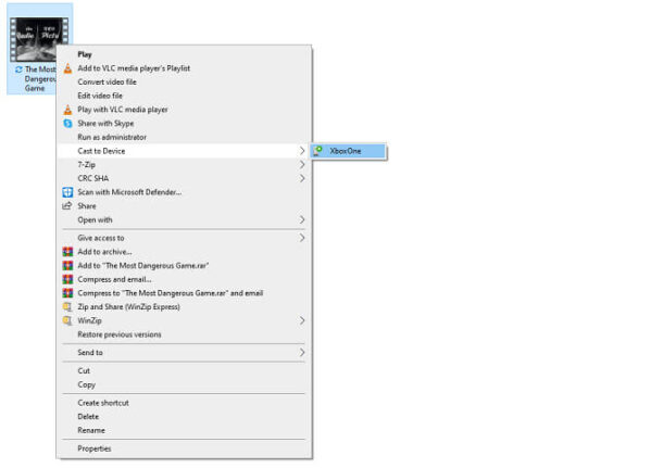 Stream Video and Music to Your Xbox Console from Windows 10