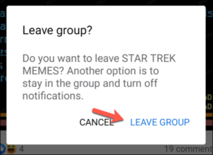 How to Leave a Facebook Group