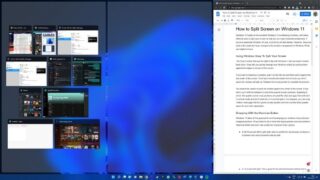 How to Split Screen on Windows 11
