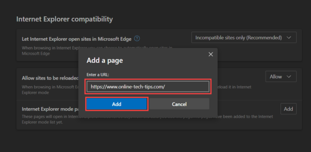 How to Enable Internet Explorer Mode in Edge on Windows 10/11