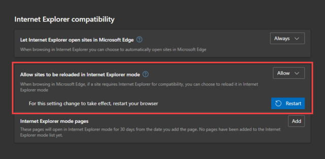 How to Enable Internet Explorer Mode in Edge on Windows 10/11