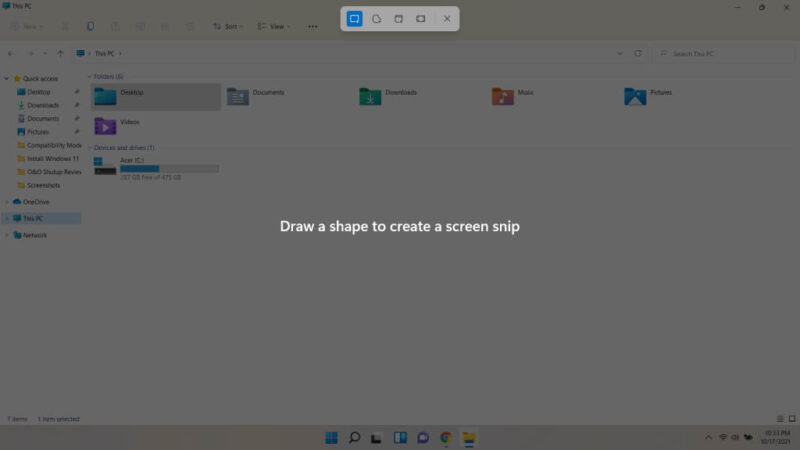 How To Use the Windows 11 Snipping Tool
