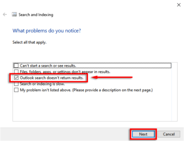 How to Fix Outlook Search Not Working
