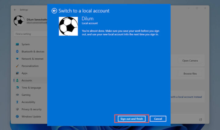 How to Remove a Microsoft Account from Windows 11