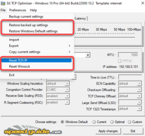 How to Optimize TCP/IP Settings in Windows 10