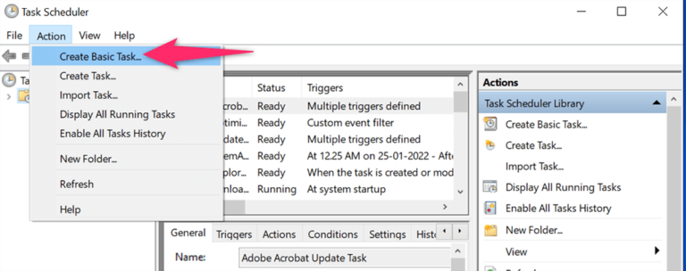 How to Schedule a Batch File to Run in Windows 11/10 Using Task Scheduler