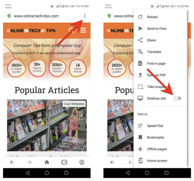 How to Activate Desktop Mode in Any Browser on Android & iOS