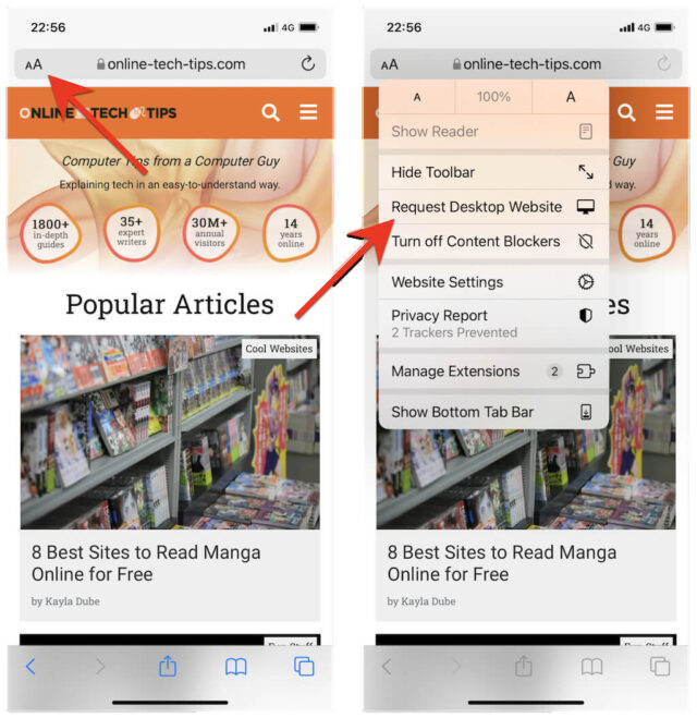 How to Activate Desktop Mode in Any Browser on Android & iOS