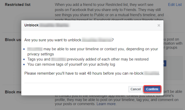 How To Unblock Someone on Facebook, Messenger, Instagram and WhatsApp