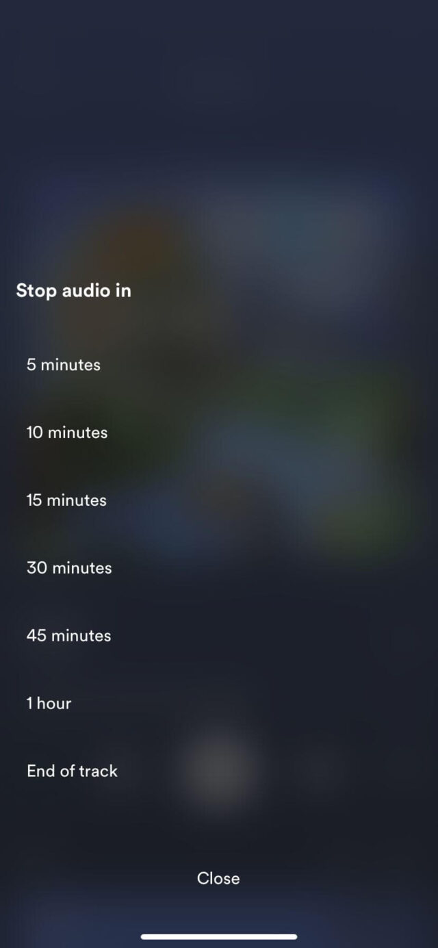 How to Use the Spotify Sleep Timer