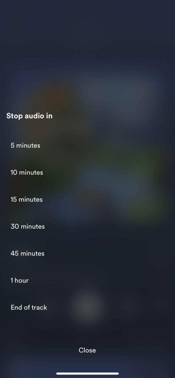 How to Use the Spotify Sleep Timer