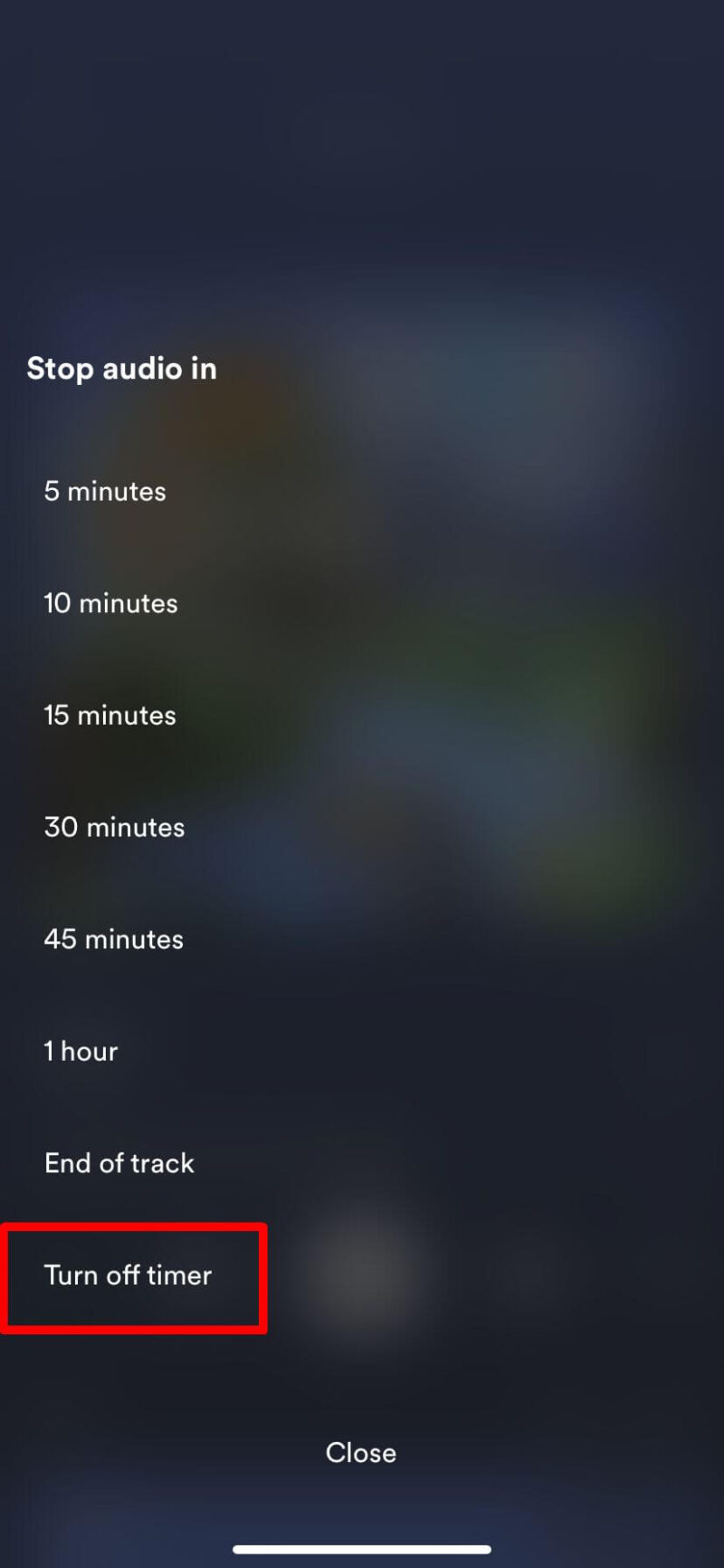 How to Use the Spotify Sleep Timer