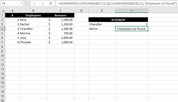 How to Fix #N/A Errors in Excel Formulas like VLOOKUP