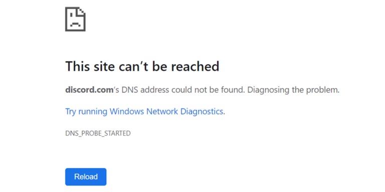 How to Fix “dns_probe_started” in Google Chrome