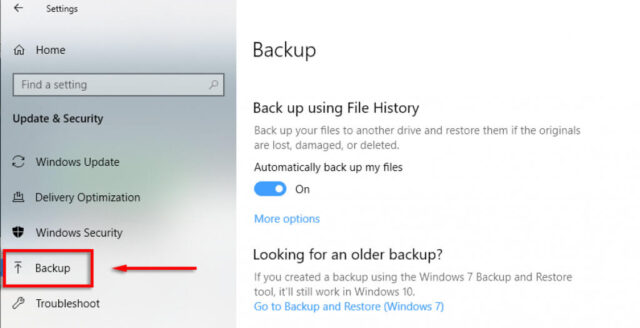 How to Reconnect a File History Drive in Windows