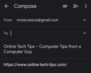 How to Use the Share Button in Google Chrome for Android
