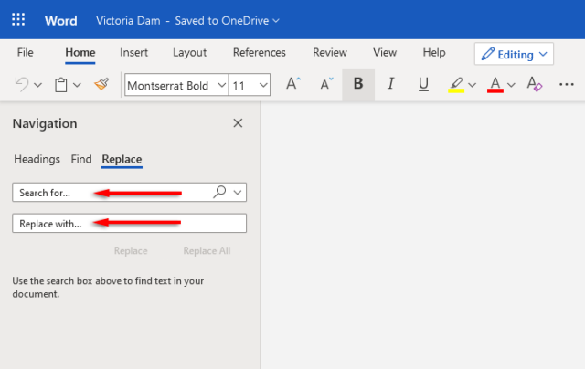 How to Find and Replace Text in Microsoft Word