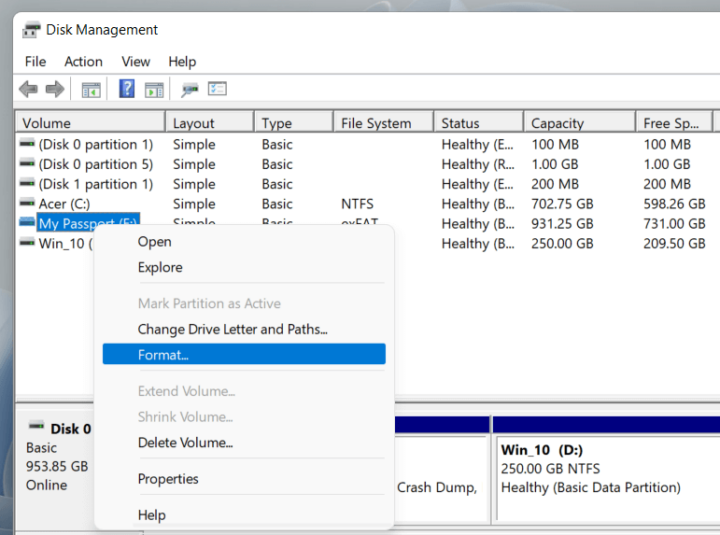 How to Erase and Format a Drive in Windows