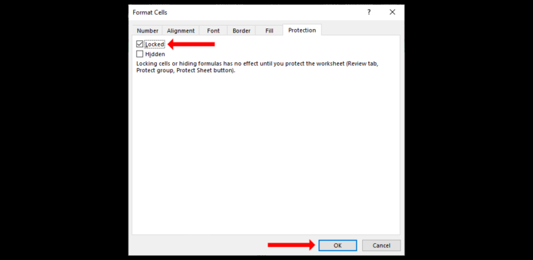 How to Lock Cells in Microsoft Excel