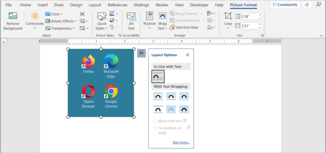 How to Use the Microsoft Word Screenshot Tool