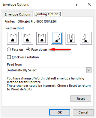 How to Print on an Envelope in Microsoft Excel