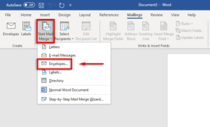 How to Print on an Envelope in Microsoft Excel