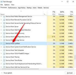 How to Fix Service Host (SysMain) High Disk Usage in Windows 11/10