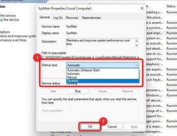 How to Fix Service Host (SysMain) High Disk Usage in Windows 11/10