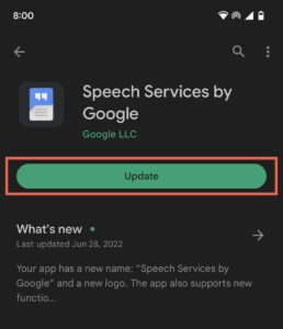 How to Fix Speech Services by Google Waiting for Network Connection Error