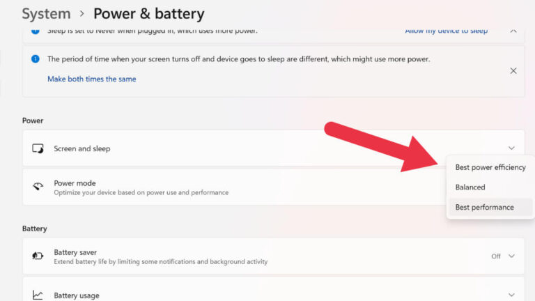 Tips to Improve Your Windows 11 PC Battery Life
