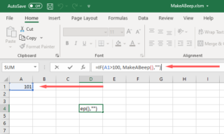 How to Create and Ring a Sound Alarm in Microsoft Excel