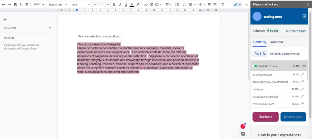 How to Check for Plagiarism in Google Docs