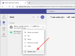 How to Delete a Chat in Microsoft Teams