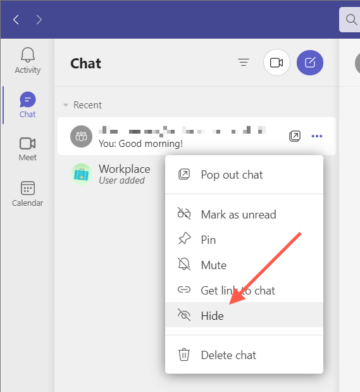 How to Delete a Chat in Microsoft Teams