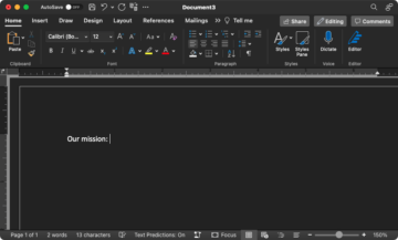How to Enable and Turn Off Dark Mode in Microsoft Word