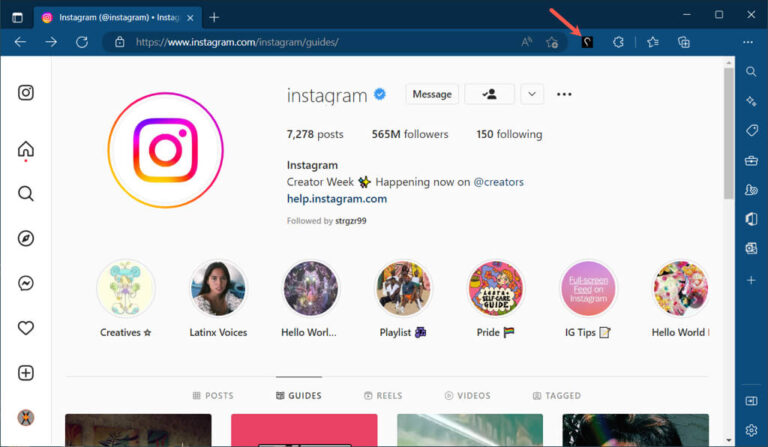 How to Enable Dark Mode on Instagram in Windows
